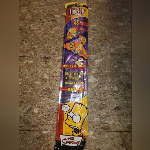 Toys | Simpsons 45 204 Flipflop X Kite New Bart 80558 20th Century Fox ...